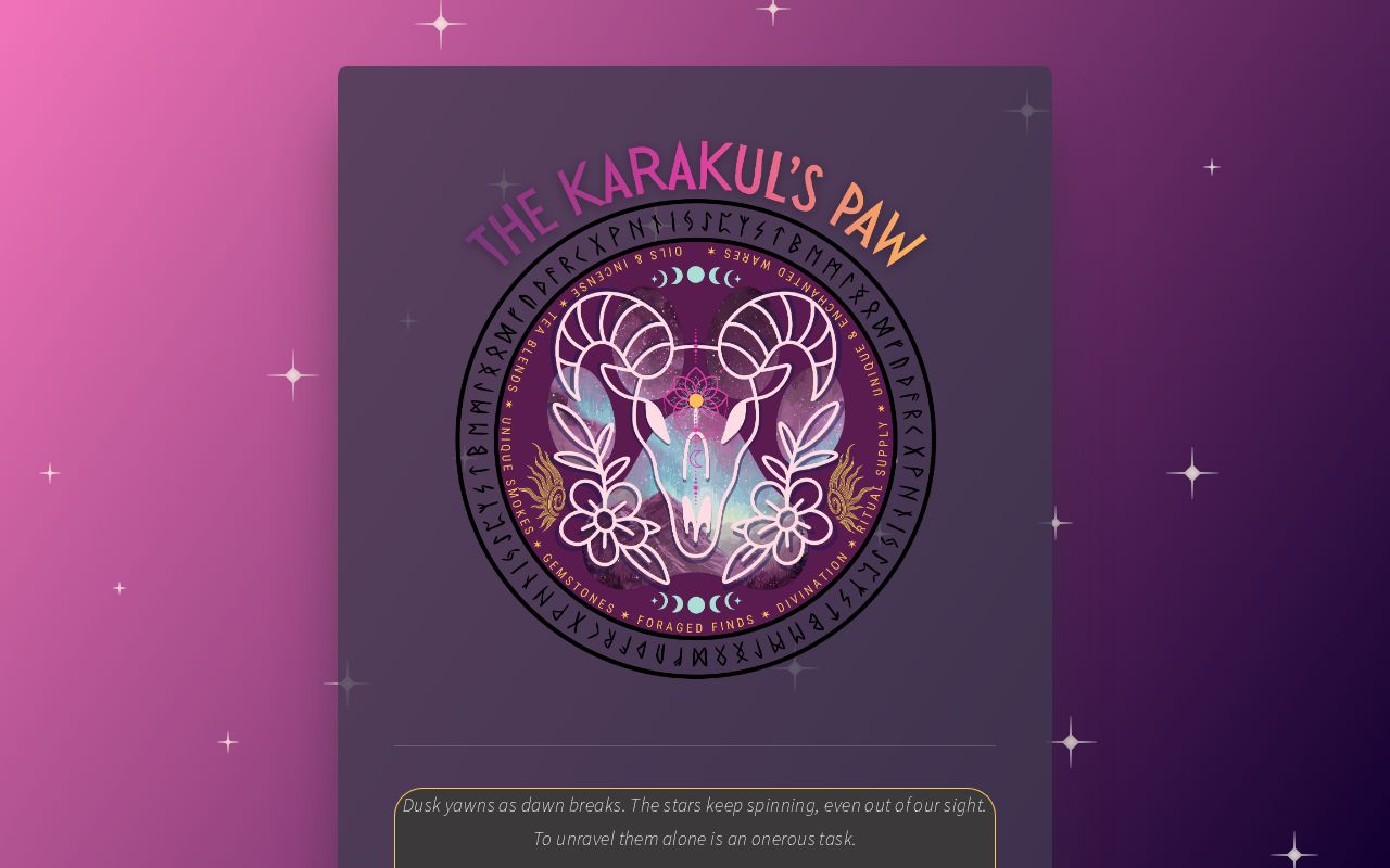 Karakul's Paw
